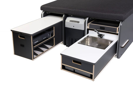 FLIP Camping Box - Luxurious Campervan Module — Offgridconnection